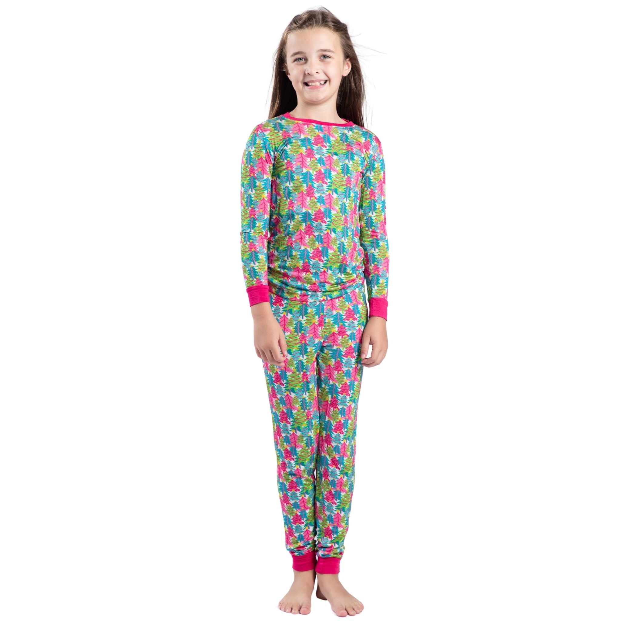 Kids Tree-mendous Cheer Bamboo Jogger Set – Jane Marie