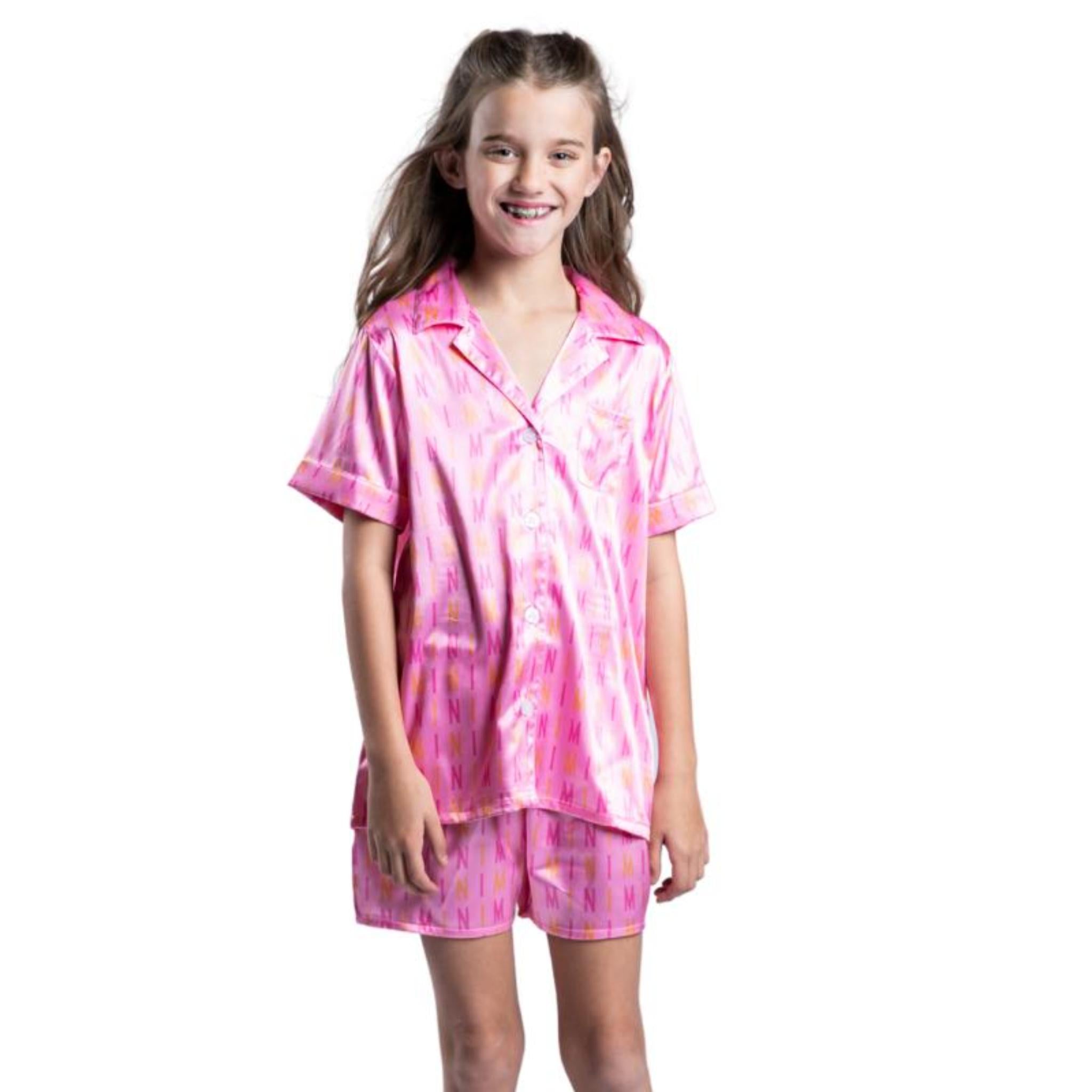 Kids Mini Satin Pajama Short Set Assortment, No Display Package – Jane ...